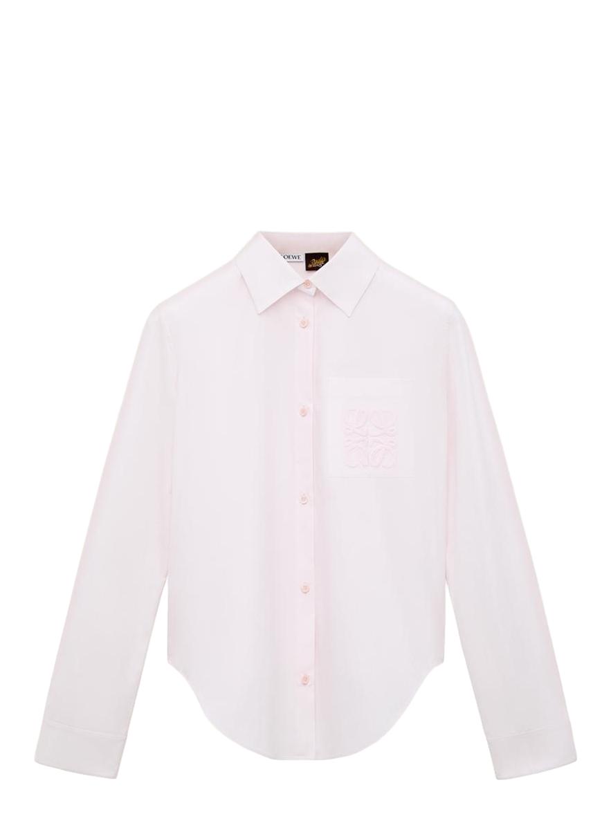 LOEWE x paula's ibiza anagram-pocket button-down shirt